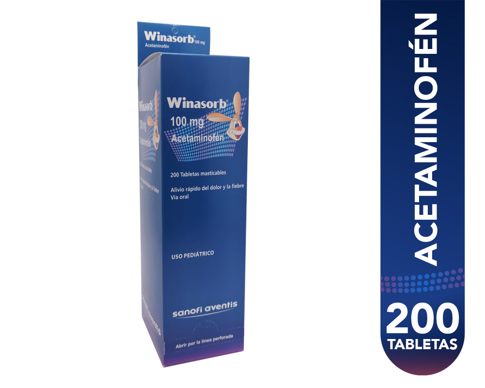 WINASORB INFANTILTABLETAS 100MG x 200 – Babycenter